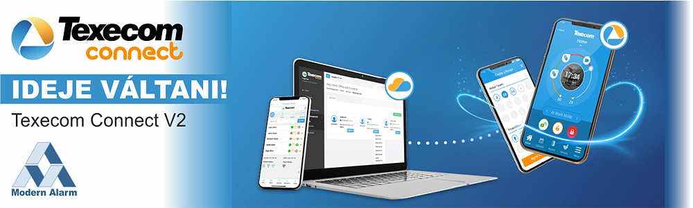 Ideje váltani! – Texecom Connect (V2) alkalmazás - Modern Alarm Kft.